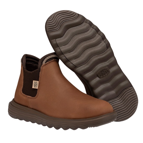 Hey Dude | Shoes | Hey Dude Branson Boot Craft Leather Cognac 43882n ...